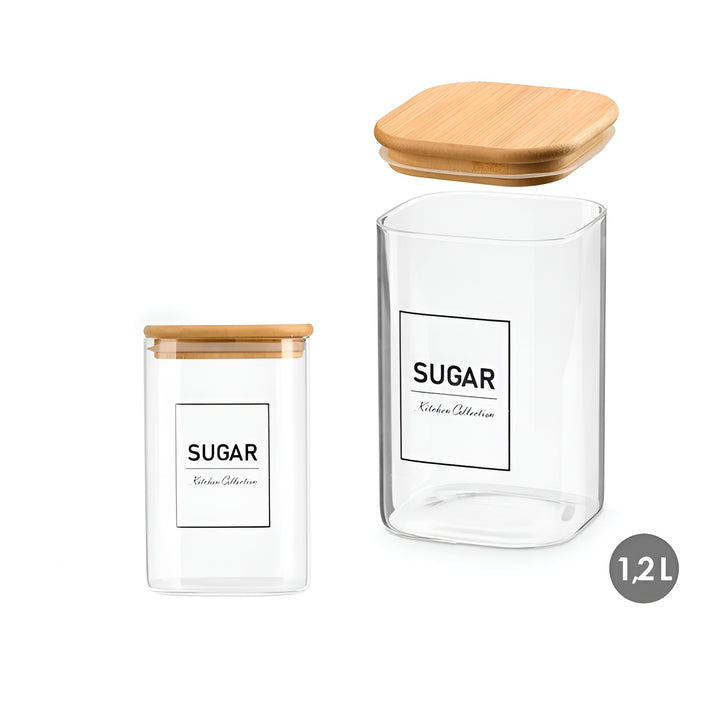 Borosilicate Square Glass Jar – JB Department Stores